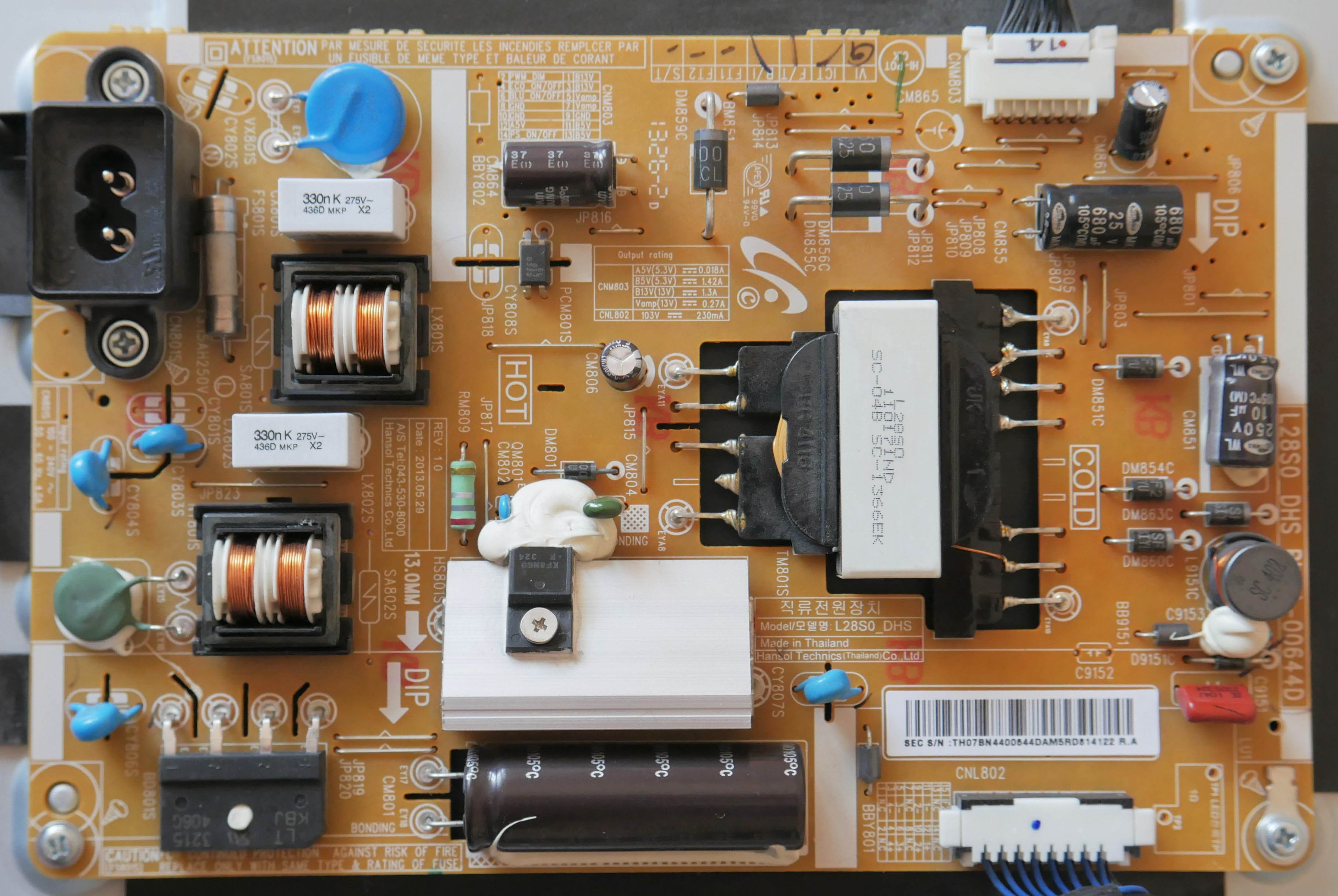 Scadere luminozitate Samsung UE28F4000AW - Depanari Radio-TV, Audio ...