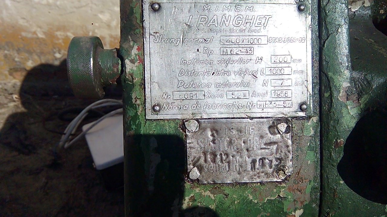 Tabel Filete strung Iosif Ranghet - Masini, unelte si scule - ELFORUM ...